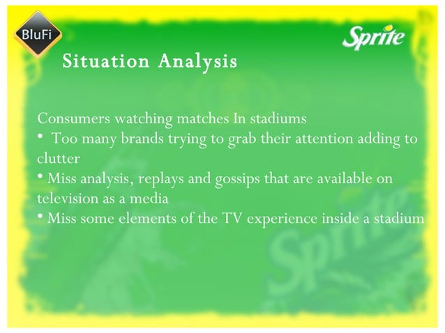 Sprite @ stadium | PPT