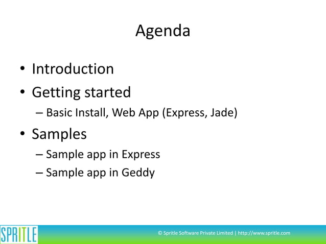 Introduction to Node.js by Vinothini B | PPT