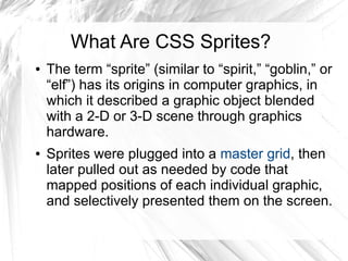CSS Sprites | PPT