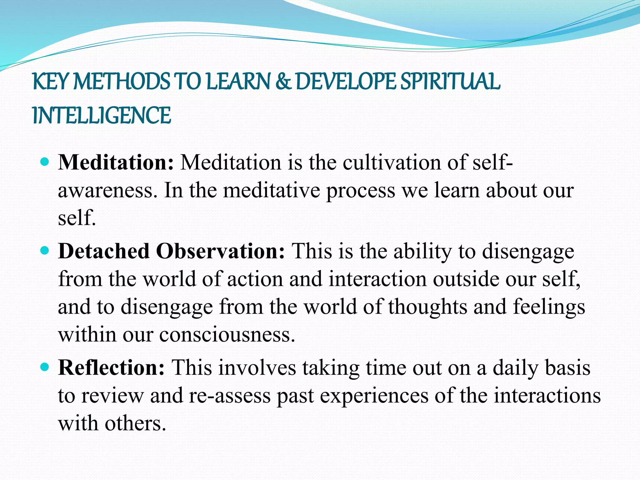 Spiritual Intelligence | PPTX