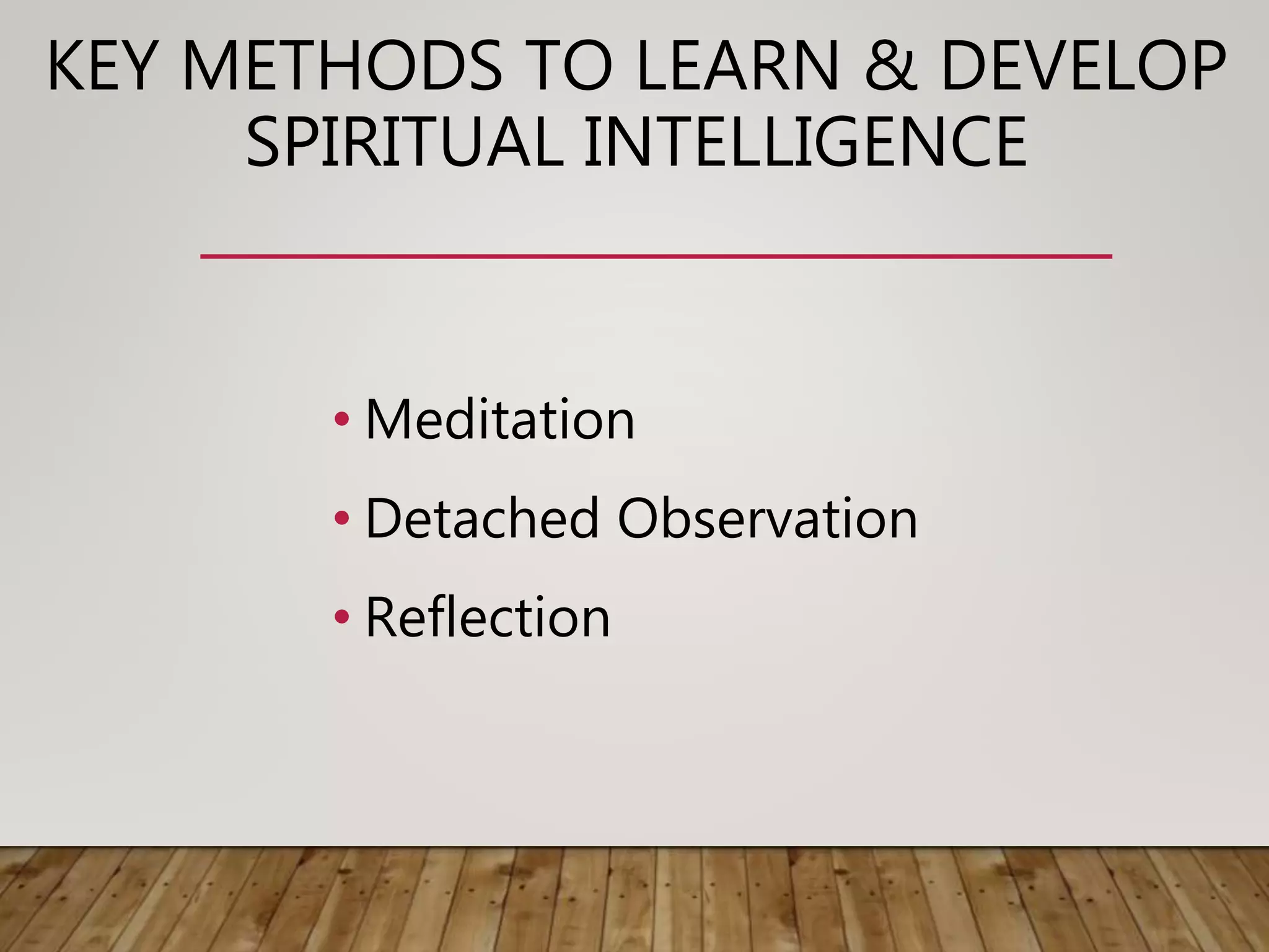 Spiritual intelligence | PPT