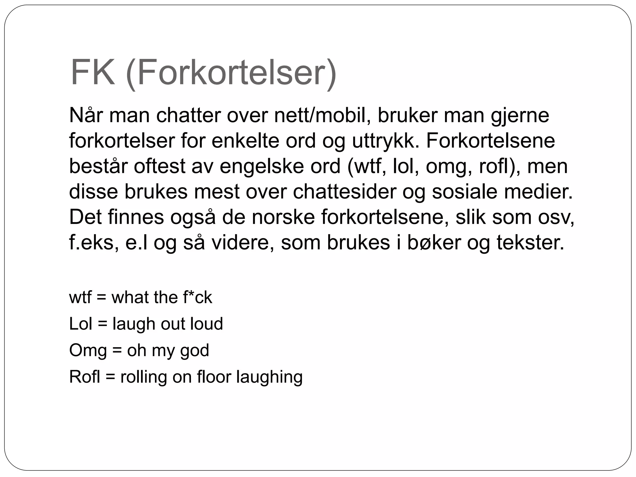 Språk og identitet | PPTX