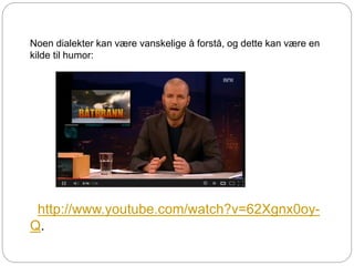 Språk og identitet | PPTX