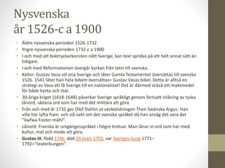 Språkhistoria | PPTX