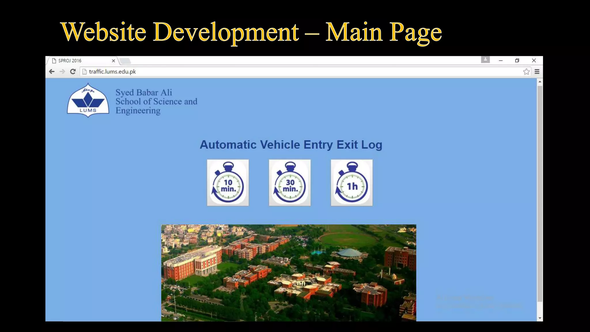Automatic Vehicle Entry Exit Log - Senior Year Project | PPTX