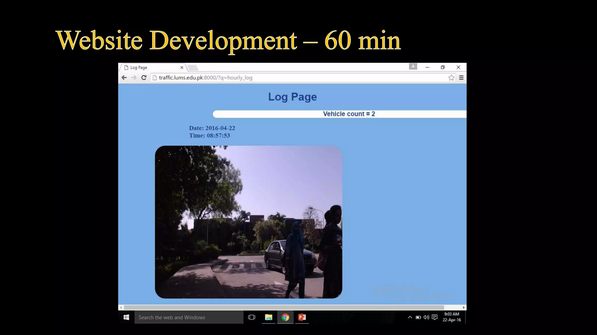 Automatic Vehicle Entry Exit Log - Senior Year Project | PPTX