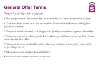 Sprooki merchant redemption process | PPT