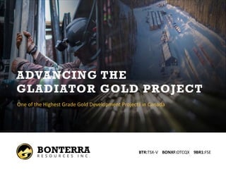 Bonterra Resources Inc. Corporate Presentation | PDF