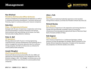 Bonterra Resources Inc. Corporate Presentation | PDF