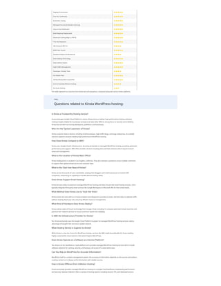 Why We Switched: Top 10 Reasons to Choose Kinsta Hosting in 2024 | PDF
