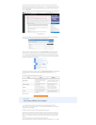 Brevo: The Ultimate Email Marketing Solution for Small Businesses | PDF