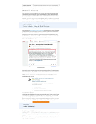 Brevo: The Ultimate Email Marketing Solution for Small Businesses | PDF