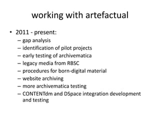 UBC Library's Digital Preservation Strategy | PPT