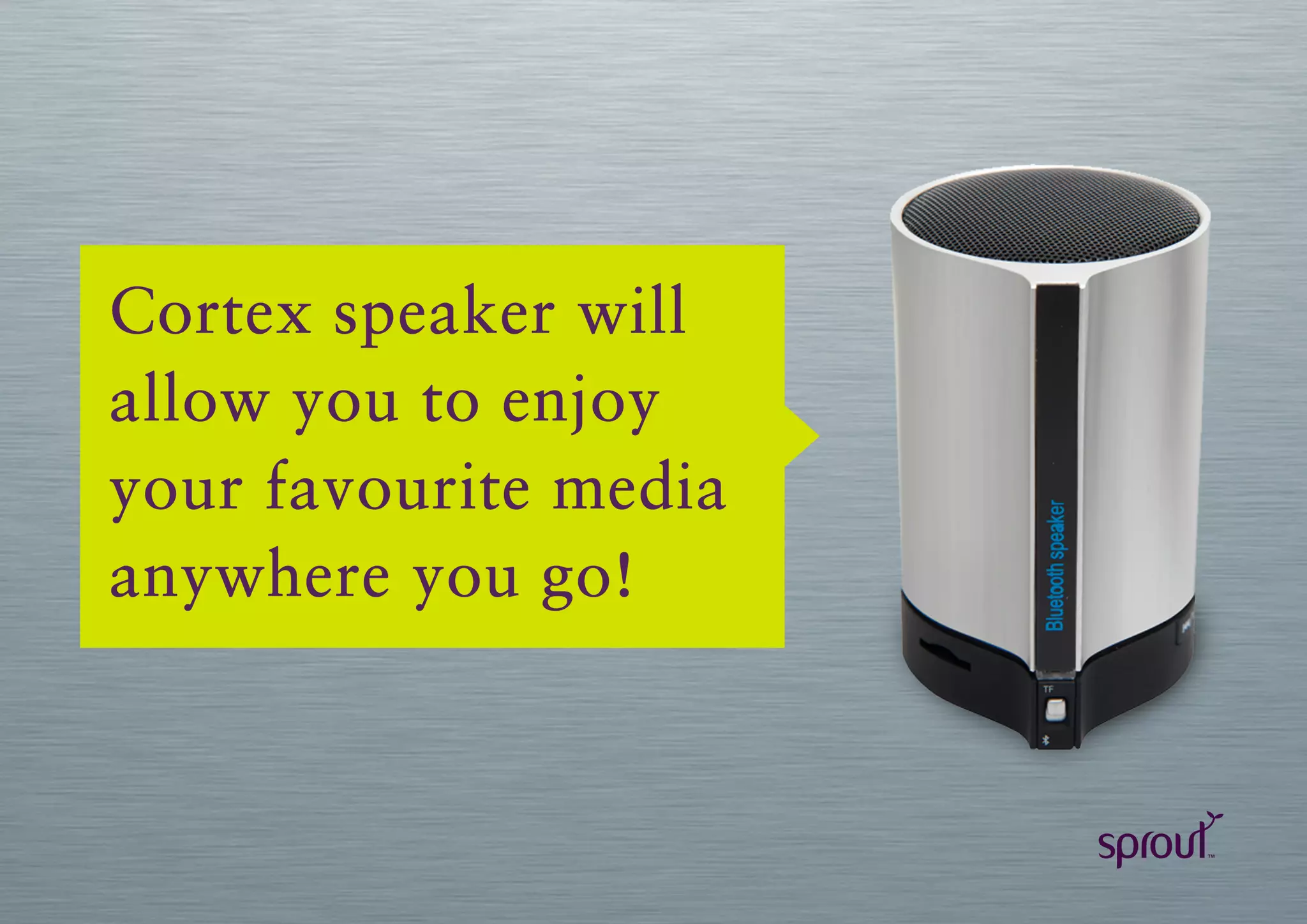 Sprout Cortex Bluetooth Speaker | PDF
