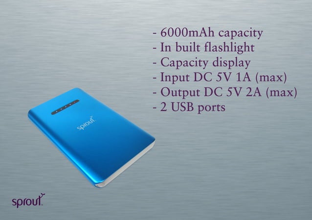 Sprout Powerbank Charger | PPT