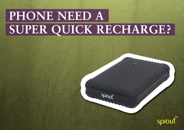 Sprout Powerbank Rapid Charger | PDF