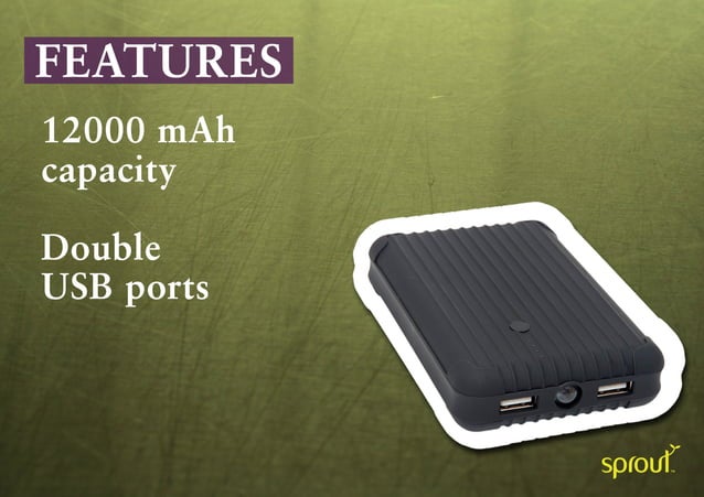 Sprout Powerbank Rapid Charger | PDF