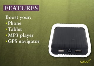 Sprout Powerbank Rapid Charger | PDF
