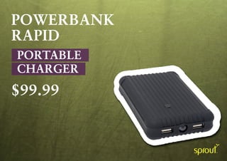 Sprout Powerbank Rapid Charger | PDF
