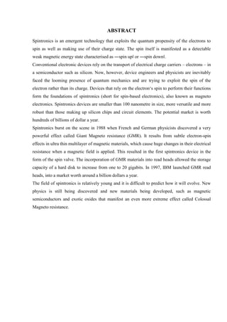 Spintronics Report | PDF