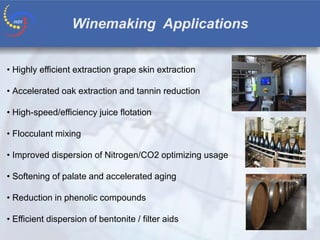 ShockWave Power Technology Wine | PPTX | Chemistry | Science
