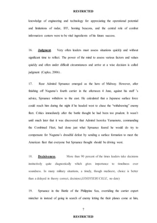 ADMIRAL RAYMOND A. SPRUANCE | PDF