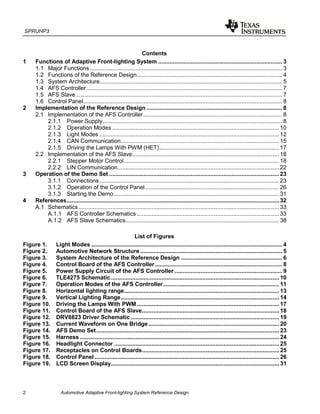 Automotive Adaptive Front-lighting System Reference Design | PDF