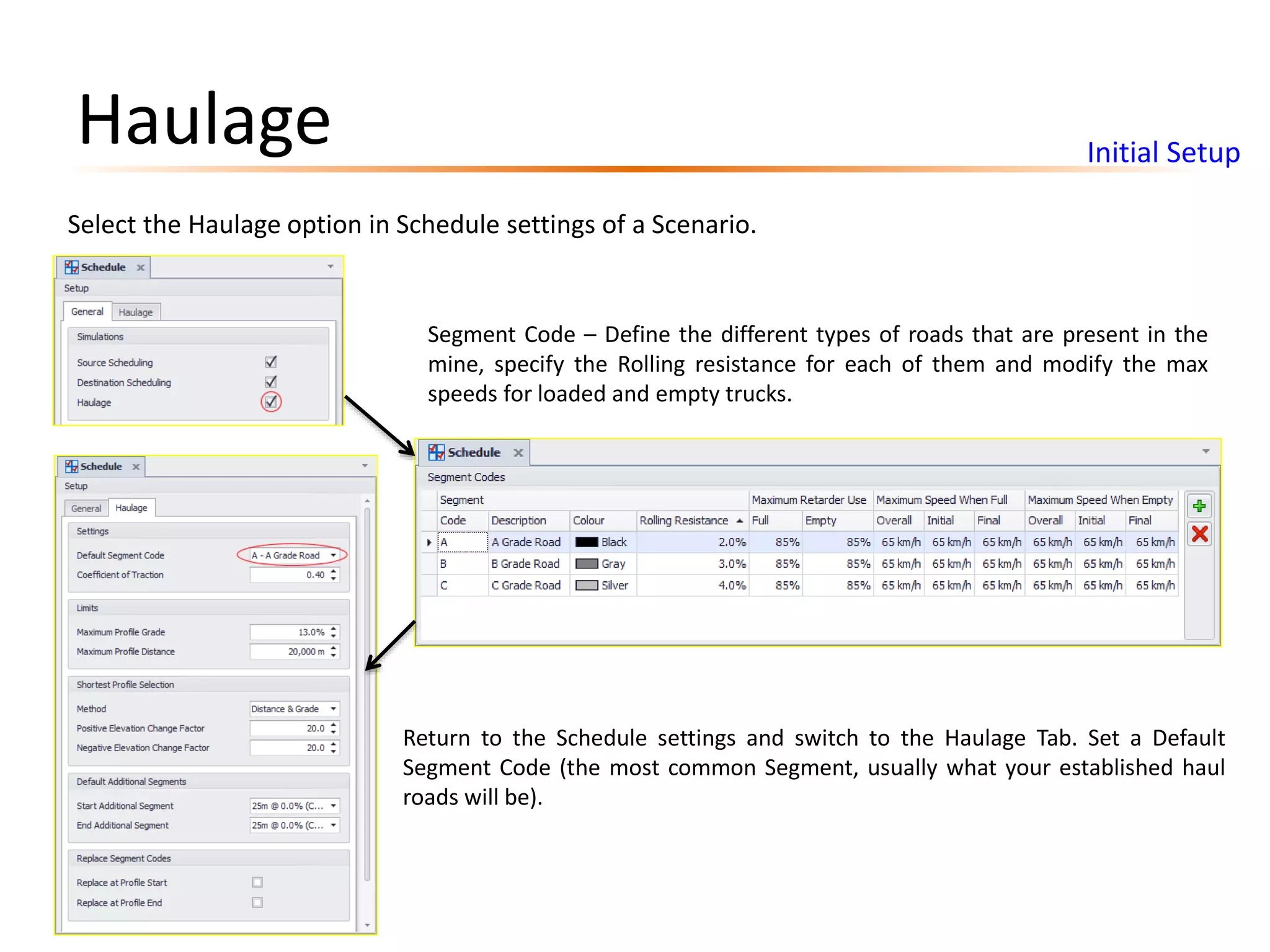 Spry Scheduling and Haulage model - Tutorial | PPTX