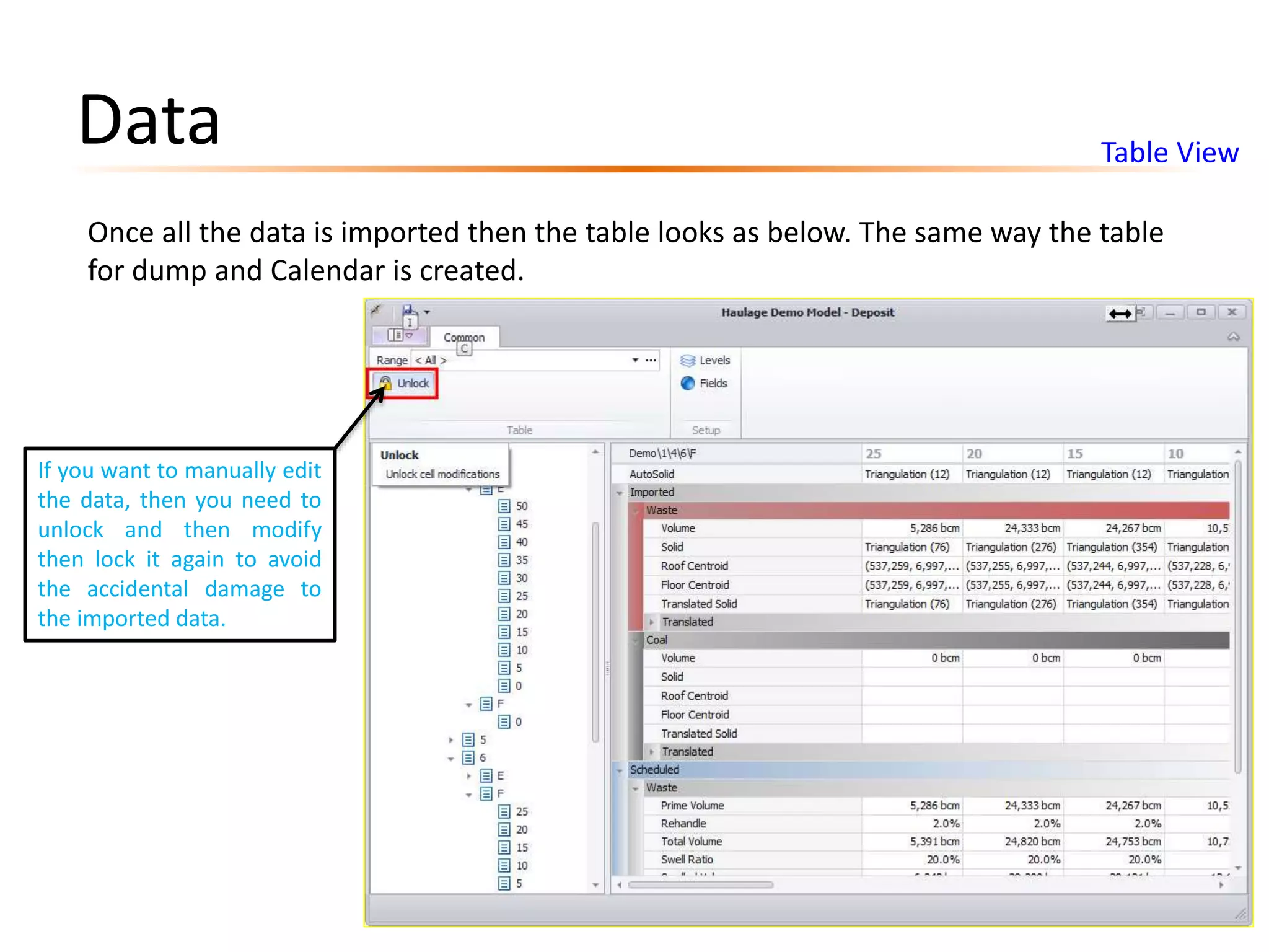 Spry Scheduling and Haulage model - Tutorial | PPTX