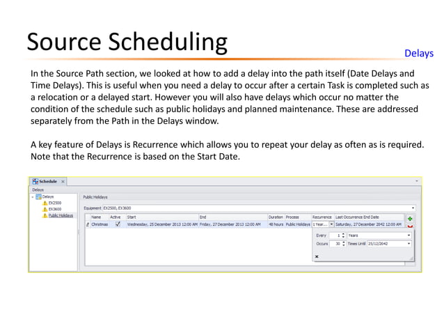 Spry Scheduling and Haulage model - Tutorial | PPTX