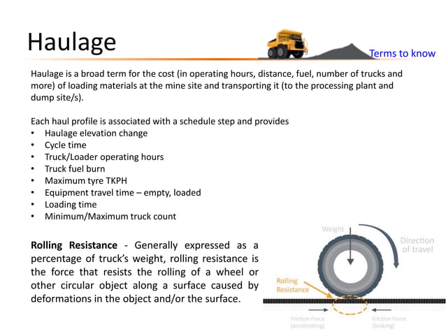 Spry Scheduling and Haulage model - Tutorial | PPTX