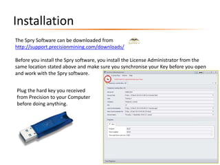 Spry Scheduling and Haulage model - Tutorial | PPTX
