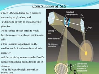 SPS(Solar Power Satellite) | PPTX | Space and Astronomy | Science