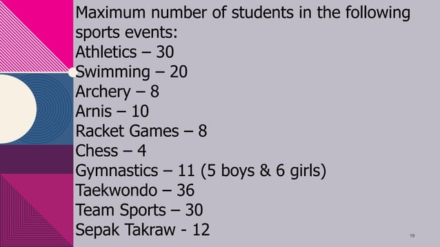Implementing Guidelines for the Special Program in Sports.pptx | Secondary Education | Education