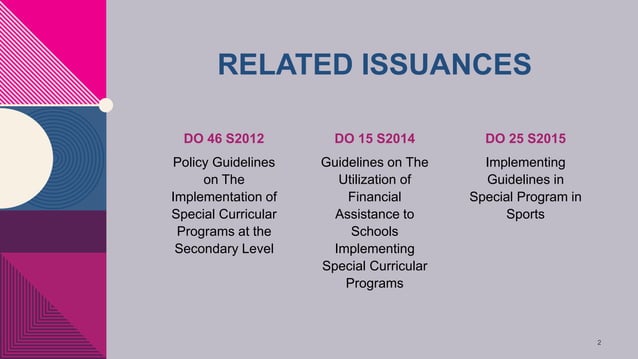 Implementing Guidelines for the Special Program in Sports.pptx ...