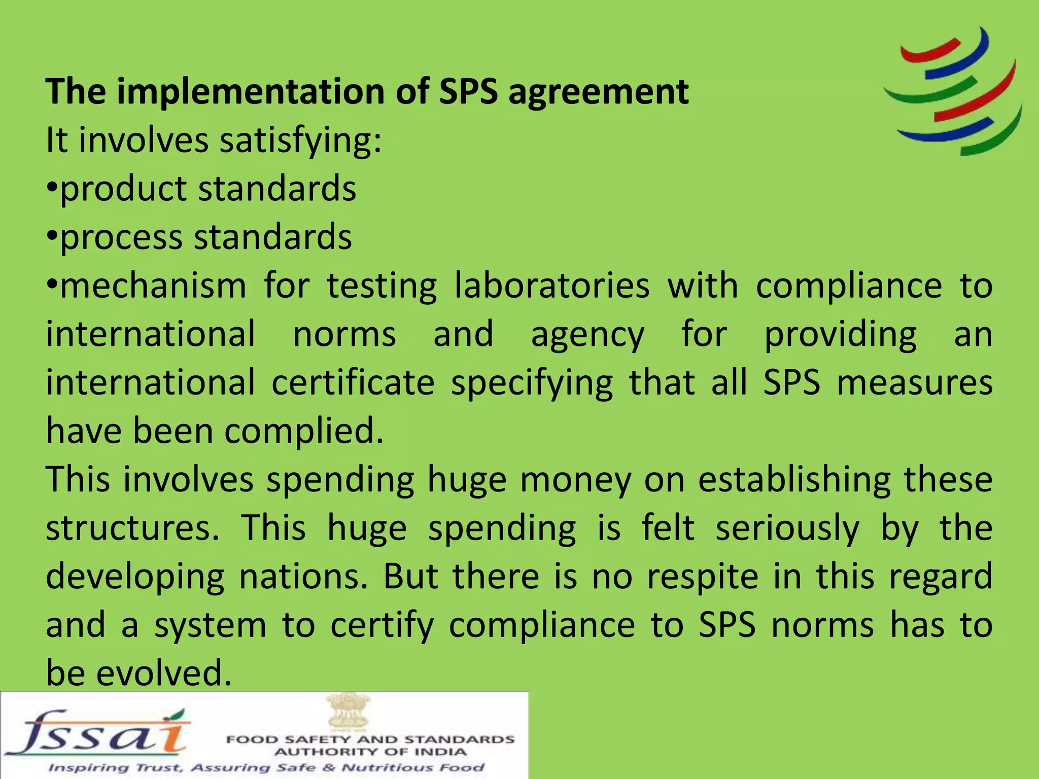 Sanitary and phytosanitary measures | PPTX