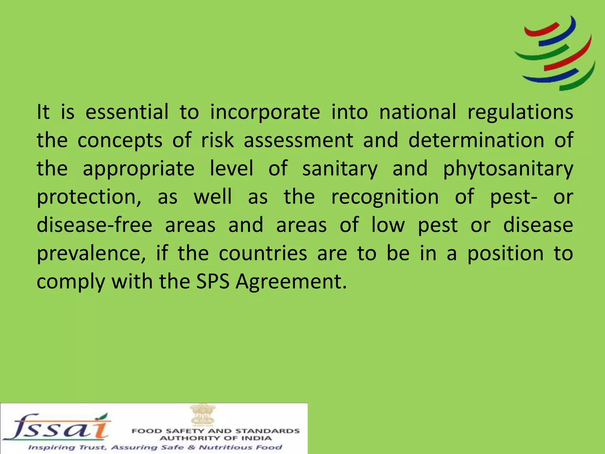 Sanitary and phytosanitary measures | PPTX