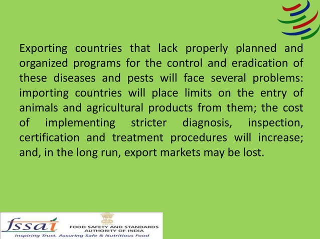 Sanitary and phytosanitary measures | PPTX