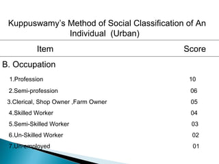 socioeconomic status classification | PPT