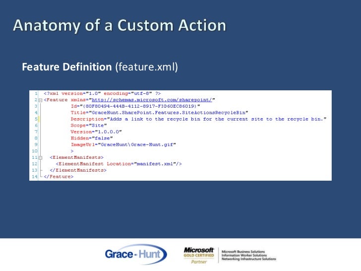 Introduction To Developing Custom Actions Within Sharepoint