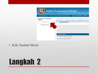 SPS (Selenggara Maklumat Murid) | PPT