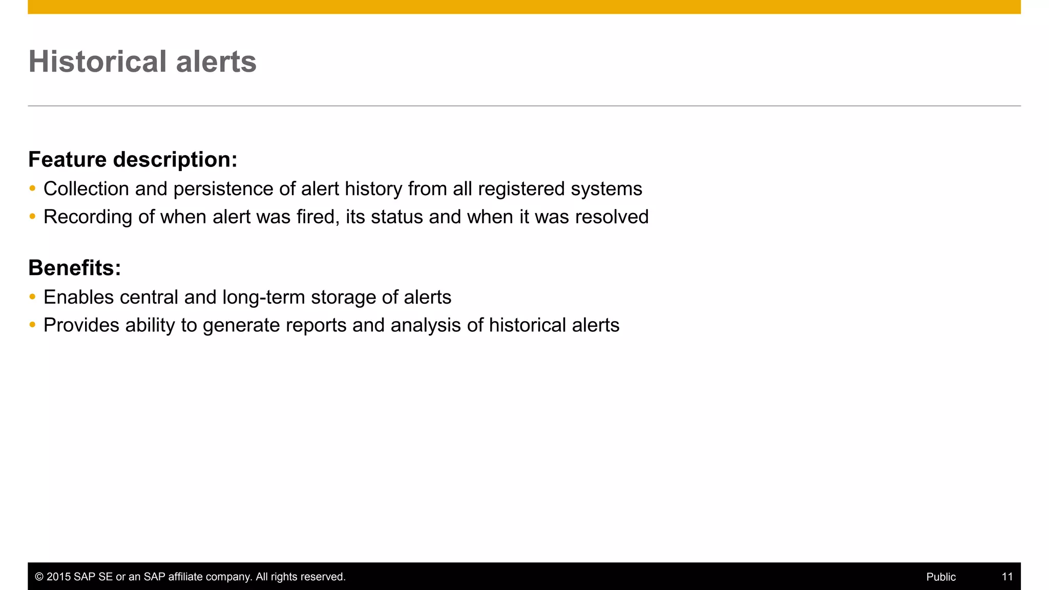 What's New in SAP HANA SPS 11 DB Control Center (Operations) | PPT