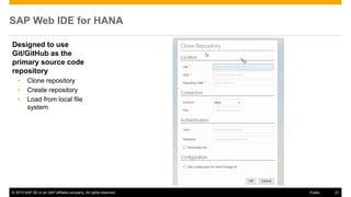 SAP HANA Native Application Development | PPTX