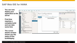 SAP HANA Native Application Development | PPT