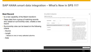What's New for SAP HANA Smart Data Integration & Smart Data Quality | PPTX | Databases ...