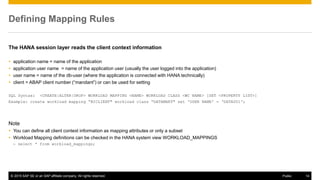 What's new on SAP HANA Workload Management | PPTX