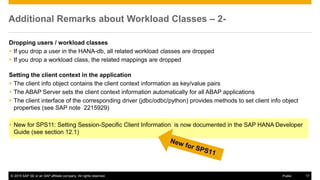 What's new on SAP HANA Workload Management | PPTX