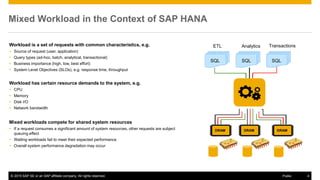 What's new on SAP HANA Workload Management | PPTX