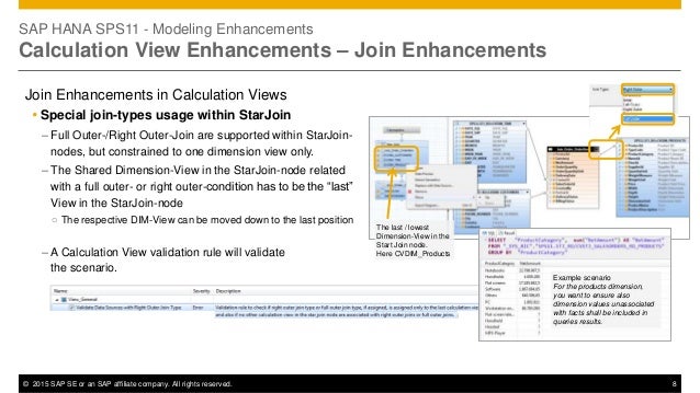 What can you validation rules in sap hana studio - paneldro