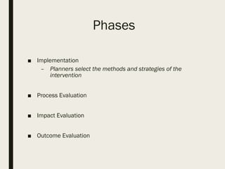 Sps160 chapter 7 planning of health promotion | PPT